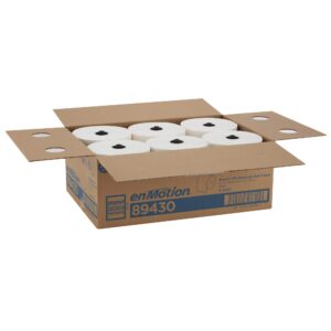 GP PRO by Georgia-Pacific enMotion, 8" Touchless Paper Towel Roll, 89430, White, 700 Feet per Roll, 6 Rolls per Case