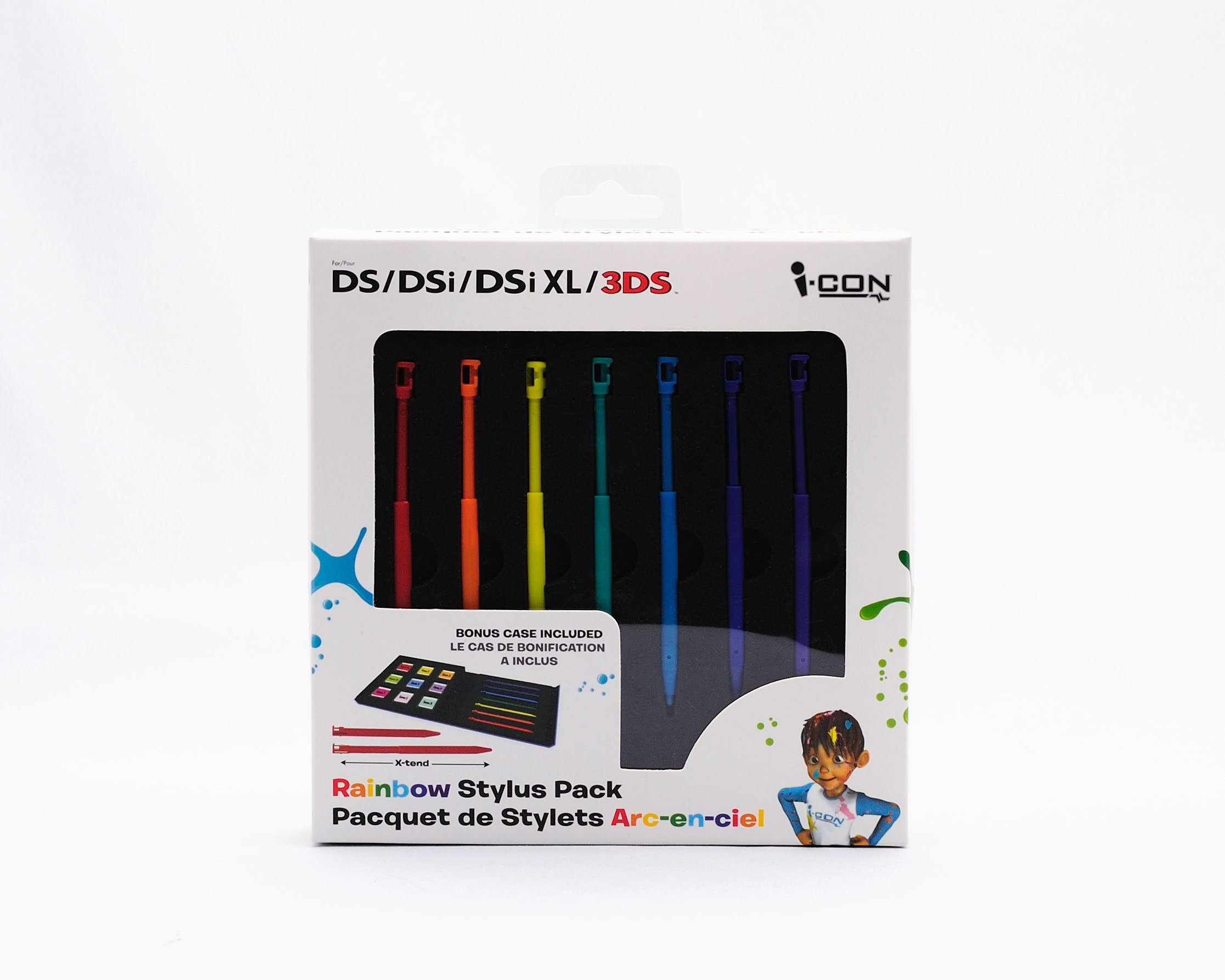 Stylus X-tend Pack - Rainbow for 3DS