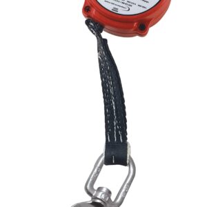 Miller MiniLite 11-Foot Personal Fall Limiter with Lanyard End Swivel/Shackle Snap Hook, 310 lb. Capacity (FL11-Z7/11FT)