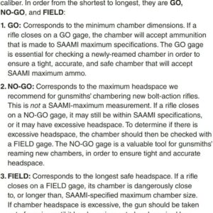 Forster Products 30-06, FIELD Headspace Gauge, SAAMI Dimensioned, Rimless, Hardened Steel, Precision Ground