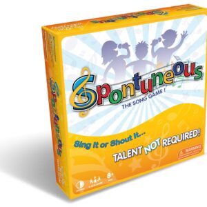 Spontuneous - The Song Game - Sing It or Shout It - Talent NOT Required - Family Party Board Game…