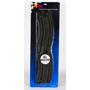 afx/racemasters track banked curve 9 r set afx70622 ho slot racing track