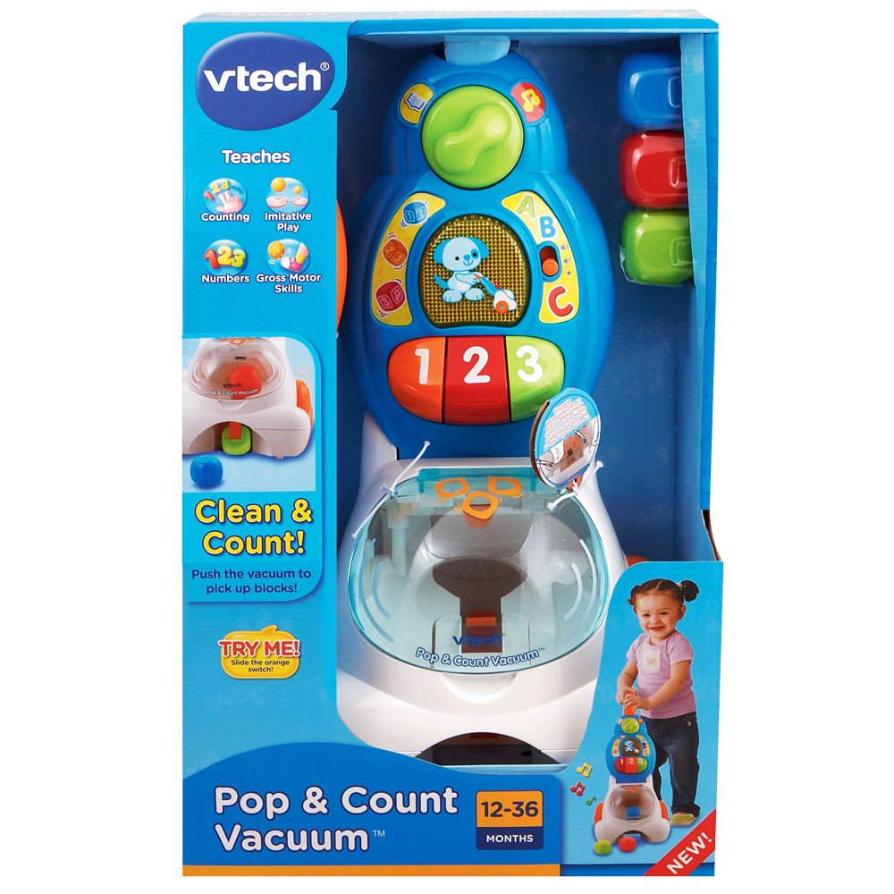 VTech Pop and Count Vacuum