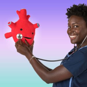 I Heart Guts Heart Plush - I Got The Beat! - 10" Stuffed Heart Plushie for Open Heart Surgery Gifts - Educational Cardiologist Gifts for Med Students, Science Teachers & Cardiac Nurses