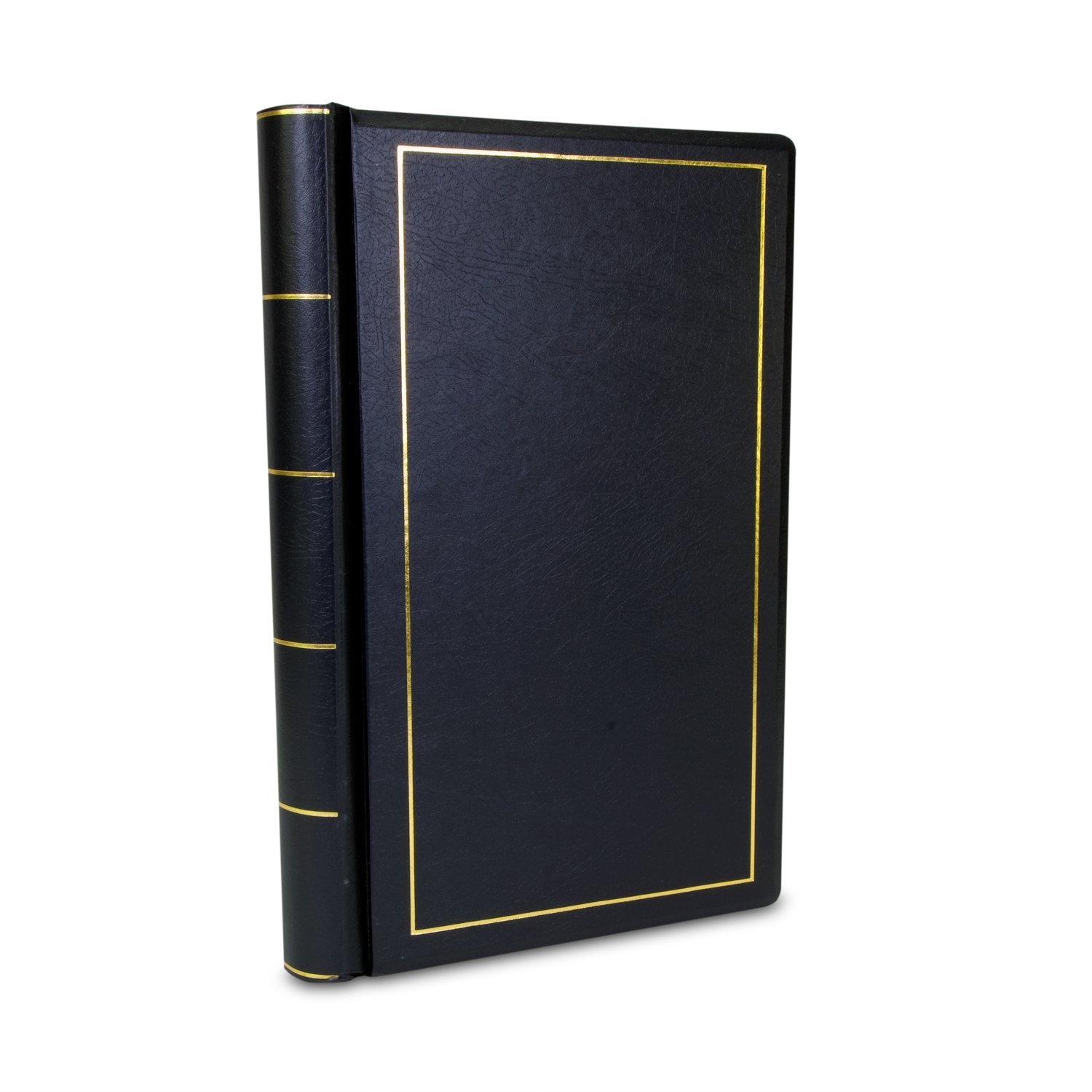 Wilson Jones Corporate Minute Book, Letter Size 8.5 x 11 Inches, 125 Pages/250 Sides, Black (W0395-11)