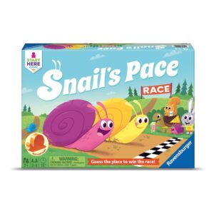 Ravensburger Snail's Pace Race Game for Age 3 & Up - Quick Children's Racing Game Where Everyone Wins!