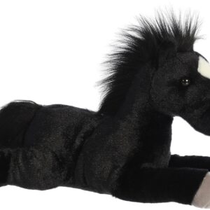 Aurora® Adorable Flopsie™ Blackjack™ Stuffed Animal - Playful Ease - Timeless Companions - Black 12 Inches