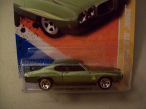 hot wheels 2011 new models green 1970 pontiac gto judge