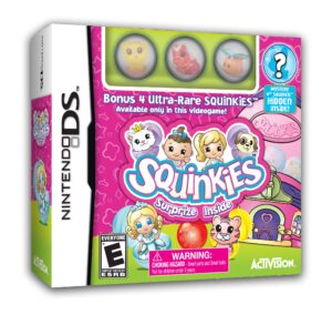 squinkies with gift - nintendo ds