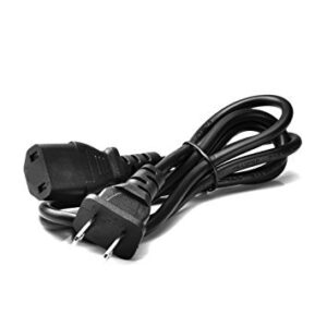 Power Supply Adapter 2 Prong Cable Cord for Microsoft Xbox One, Xbox 360, Xbox 360 Slim, Xbox 360E, Sony PlayStation 4 Pro