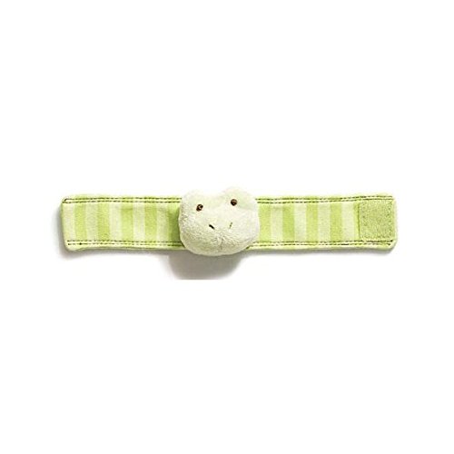 Silly Stripes Frog Wrist Rattles