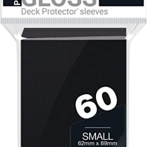 Ultra Pro Card Supplies Deck Protector Sleeves, Black, 60 Count