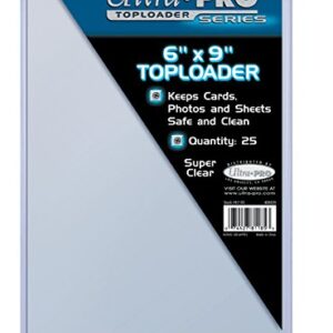 Ultra Pro 6" X 9" Toploader 25ct