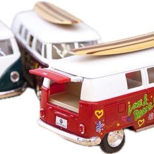 Schylling Die-Cast 62ft Vw Bus and Surfboard DCVS