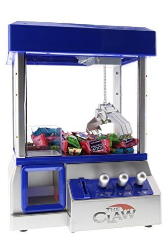 Mini Claw Machine For Kids – The Toy Grabber is Ideal for Children and Parties, Fill with Small Toys and Candy – Feature LED Lights, Loud Sound Effects and Coins