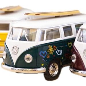 Schylling Die-Cast 62ft Vw Bus and Surfboard DCVS