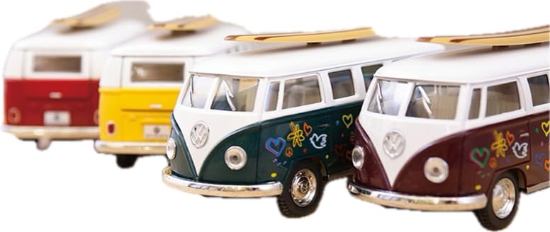 Schylling Die-Cast 62ft Vw Bus and Surfboard DCVS