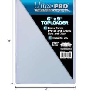 Ultra Pro 6" X 9" Toploader 25ct