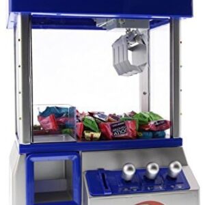 Mini Claw Machine For Kids – The Toy Grabber is Ideal for Children and Parties, Fill with Small Toys and Candy – Feature LED Lights, Loud Sound Effects and Coins