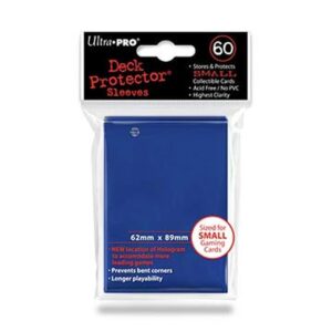 ultra pro card supplies yugioh deck protector sleeves blue 60 count