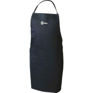 miller electric classic cloth apron, l 35 in, w 9 in, navy blue (247149)