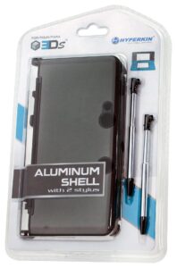 3ds aluminum shell plus stylus pens kit - gray