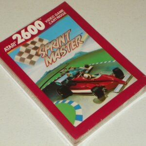 ATARI 2600 Video Game Cartridge -- Sprint Master SprintMaster -- New Old Stock -- Factory Sealed