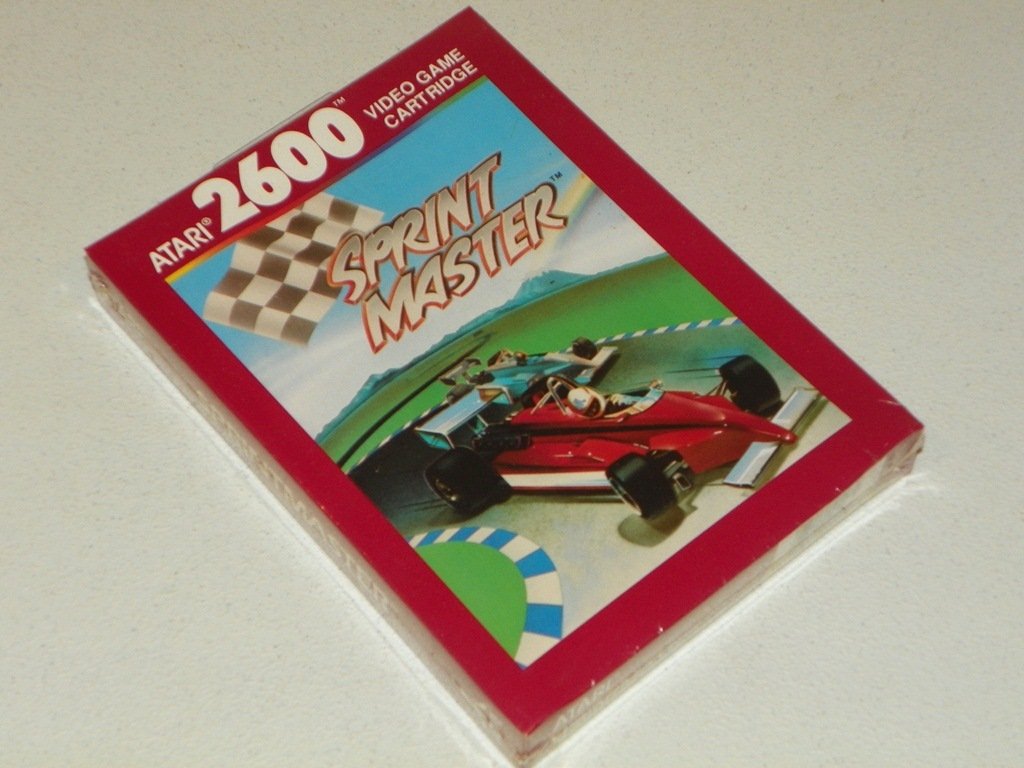 ATARI 2600 Video Game Cartridge -- Sprint Master SprintMaster -- New Old Stock -- Factory Sealed