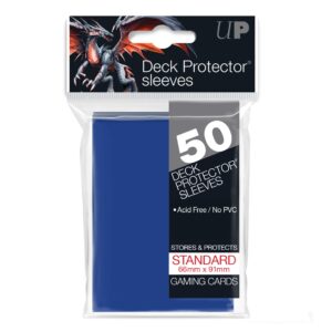 ultra pro standard deck protectors (for magic and pokemon cards) - blue (50 ct.)