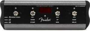 fender 4-button amplifier footswitch for mode/tuner, bank, delay with 1/4-inch jack