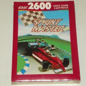 ATARI 2600 Video Game Cartridge -- Sprint Master SprintMaster -- New Old Stock -- Factory Sealed