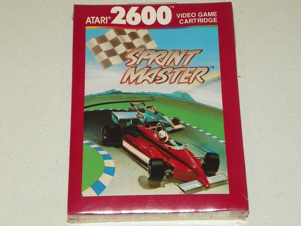 ATARI 2600 Video Game Cartridge -- Sprint Master SprintMaster -- New Old Stock -- Factory Sealed