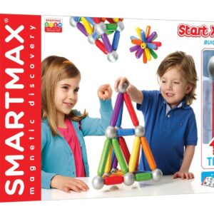 SmartMax Start XL (42 pcs) STEM Magnetic Discovery Building Set Featuring Safe, Extra-Strong, Oversized Building Pieces for Ages 3+