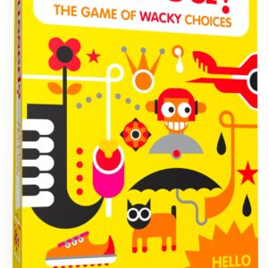 SUSSED The Wacky ‘What Would You Do?’ Social Card Game - Kids Stocking Stuffer & Family Travel Game - Fun & Easy to Play - All Ages 6 and Up - Hello Yellow Deck