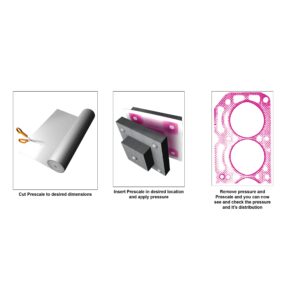 Fujifilm Prescale Medium Pressure (MS) – Surface Pressure Mapping - Pressure Indicating Film - Tactile Sensor - Pressure Range 1,400-7,100 PSI; 32.8 ft x 10.6 in. Film Roll