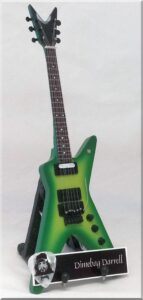 miniature guitar dean green