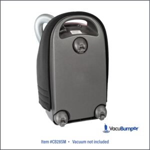 VacuBumper - Bumper Guard for Canister Vacuums - Available in 2 Sizes - Important: Measure Canister - Size Small fits Length 35" to 40" (Item #CB28SM)