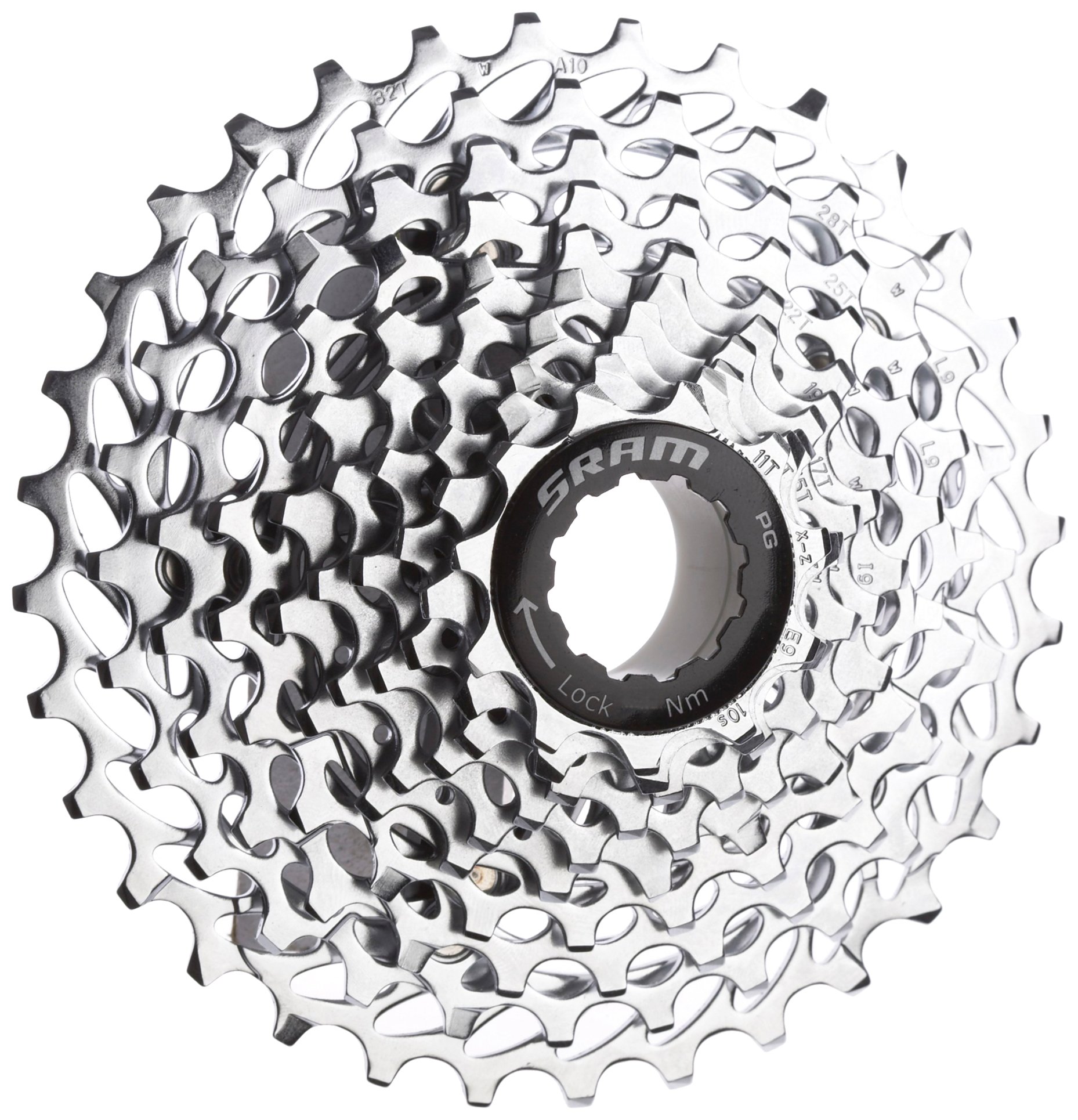 SRAM PG-1050 Cassette - 10 Speed, 12-27t, Silver