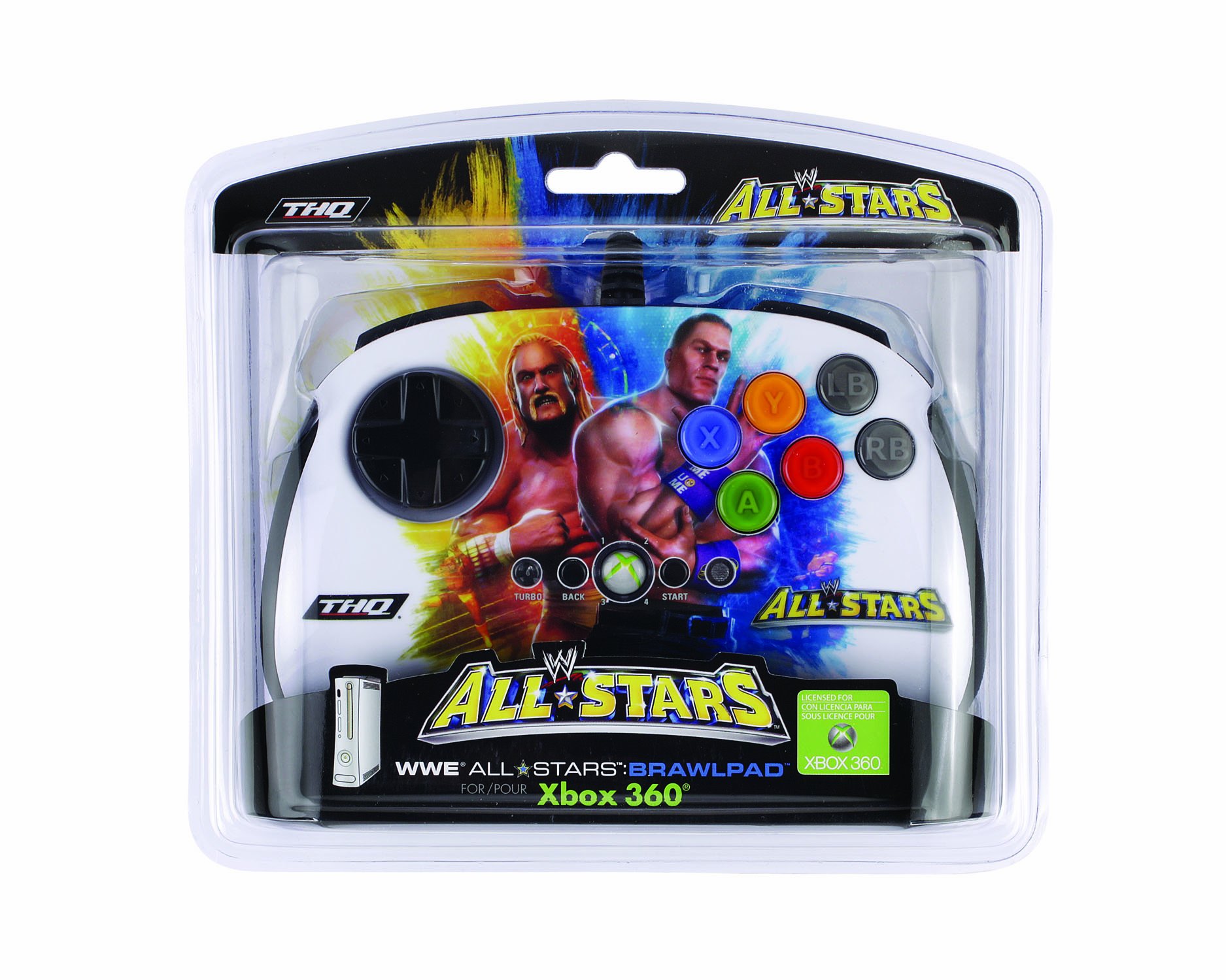 Xbox 360 WWE All STARS BrawlPad Hulk Hogan and John Cena