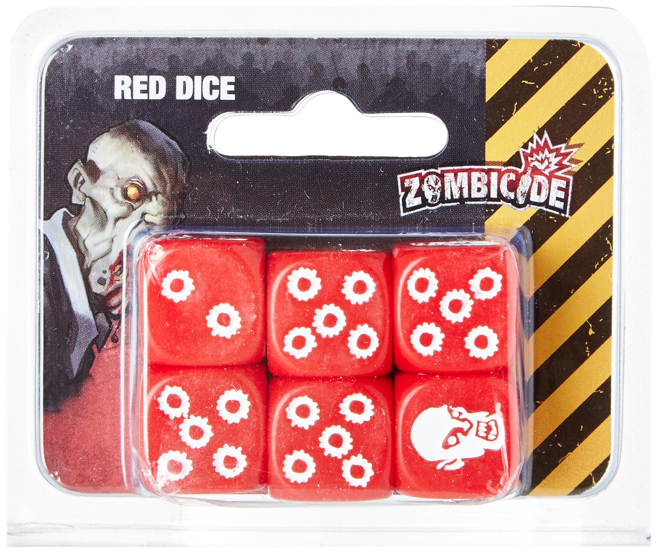 Zombicide Red Special DICE - Add Flair to Your Games and Roll in Style! Cooperative Strategy Game with Tabletop Miniatures, Ages 14+, 1-6 Players, 1 Hour Playtime, Made by CMON