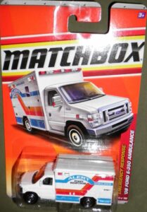 2011 matchbox emergency response white alert first response ambulance 54 of 100 '08 ford e-350 ambulance