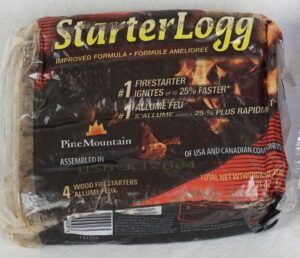 starterlogg pine mountain firestarter, 4-pack, no size, no color