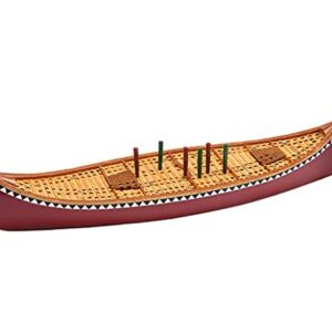 Outside Inside - Hand Painted Tin Boat Cribbage Board