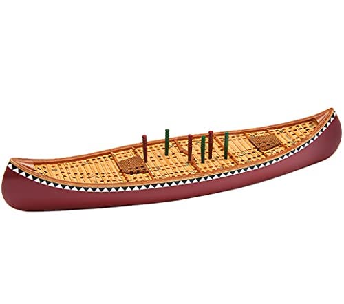 Outside Inside - Hand Painted Tin Boat Cribbage Board