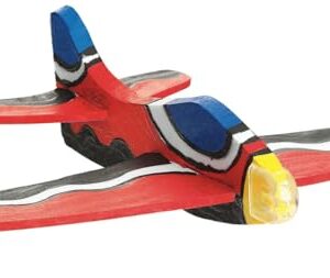 Creativity for Kids Four Foam Fliers Mini Craft Kit - Paint 4 Foam Glider Airplanes, Small Gifts for Kids, Red