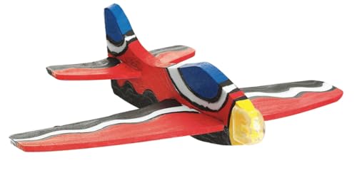 Creativity for Kids Four Foam Fliers Mini Craft Kit - Paint 4 Foam Glider Airplanes, Small Gifts for Kids, Red