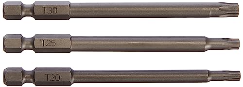 Bosch 2609255972 89mm Torx Screwdriver Bit Set with Standard Quality (3 Pieces)