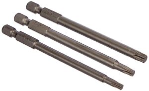 bosch 2609255972 89mm torx screwdriver bit set with standard quality (3 pieces)