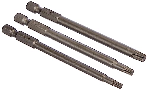 Bosch 2609255972 89mm Torx Screwdriver Bit Set with Standard Quality (3 Pieces)