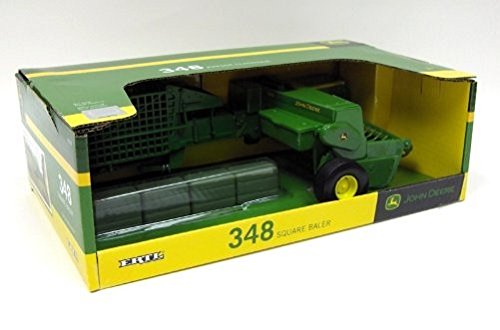 ERTL John Deere 348 Square Baler And 4 Bales (1:16 Scale)